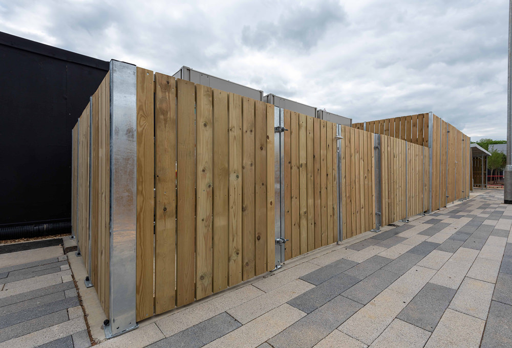 Secure Bin Storage for Bourn Quarter, urbanspec