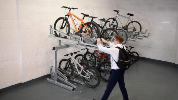 How To Use A Two Tier Bike Rack | urbanspec